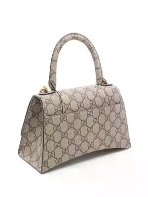 Gucci Small Hacker Project Gg Supreme Hourglass Satchel - Neutrals