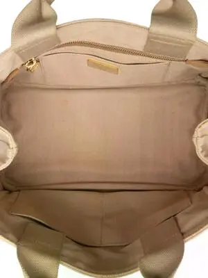 Prada Canvas Canapa Logo Tote - Neutrals