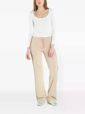 Adidas Side-stripe Track Pants - Neutrals