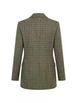 BLAZÉ MILANO Checked Double-breasted Blazer