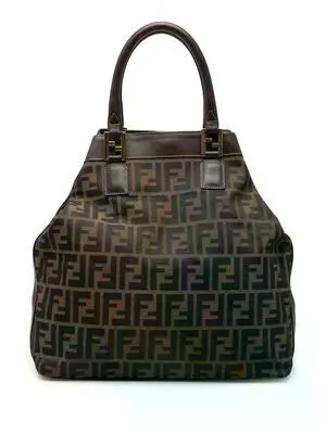 Fendi 20th Century Zucca Canvas Tote Bag