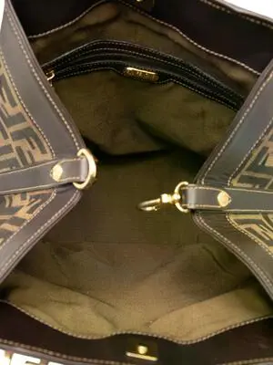 Fendi 20th Century Zucca Canvas Tote Bag