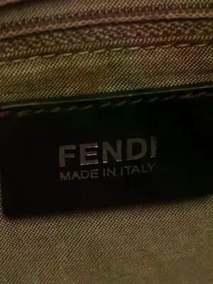 Fendi Zucca Coated Canvas Crossbody Bag