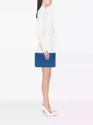 Goyard Senat Mm Clutch Bag - Blue