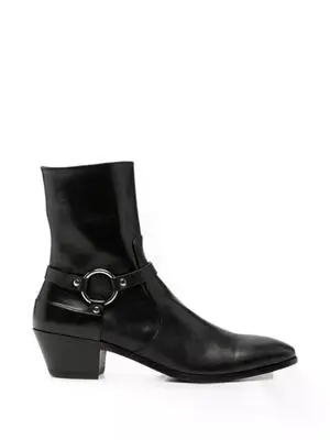 TOM FORD Harness-detail Ankle Boots - Black