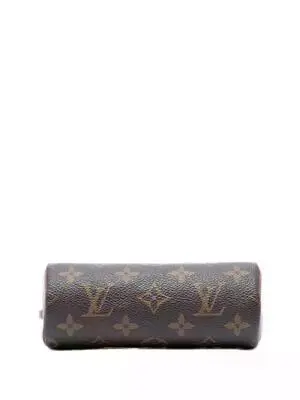LOUIS VUITTON Monogram Papillon Pochette Handbag - Brown