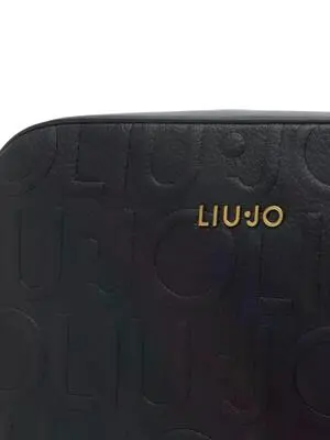 Liu Jo Medium Logo-embossed Crossbody Bag - Black
