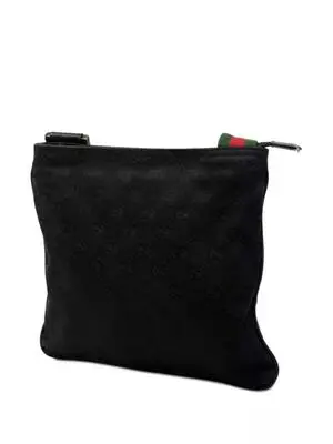 Gucci 2000-2015 Gg Canvas Web Crossbody Bag