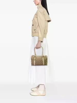 Gucci 2000-2015 Gg Canvas Abbey D Ring Boston Bag - Neutrals