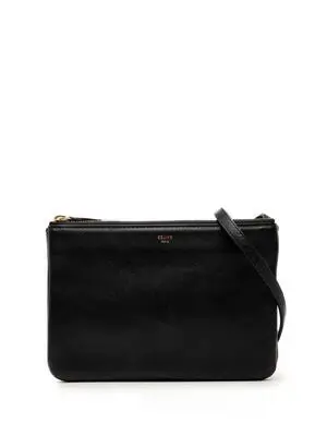 Celine 2013 Small Lambskin Trio Crossbody Bag - Black