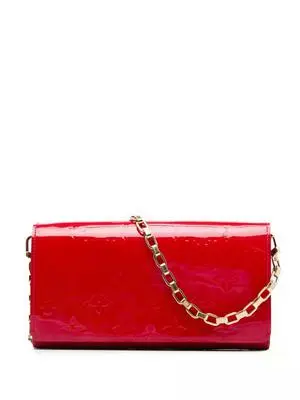LOUIS VUITTON Monogram Vernis Chain Wallet Shoulder Bag