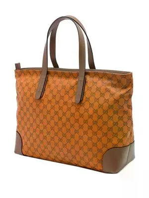 Gucci 2016-2026 Gg Canvas Web Tote Bag