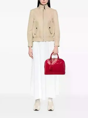 LOUIS VUITTON 2013 Monogram Vernis Alma Pm Handbag - Red
