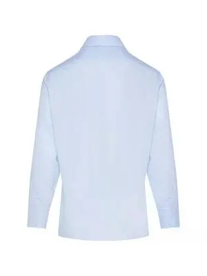 BARBA NAPOLI Spread-collar Button-up Shirt