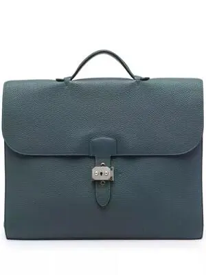 Hermès Sac A Depeches 38 Business Bag - Blue
