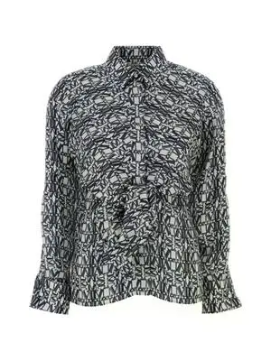 Max Mara Marte Logo-detail Shirt - White