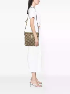 Gucci Gg Canvas Abbey D Ring Crossbody Bag