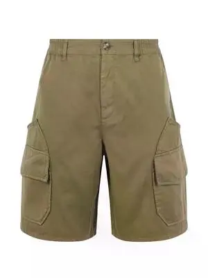 Loewe Cargo Cotton Shorts - Green