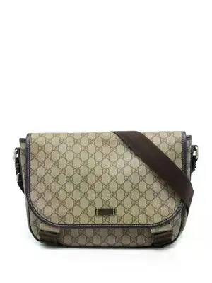 Gucci 2016-2026 Gg Supreme Crossbody Bag - Neutrals