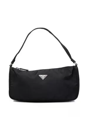 Prada 2000-2013 Tessuto Pochette Shoulder Bag - Black