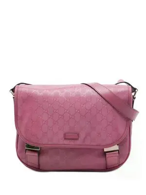 Gucci 2016-2026 Gg Imprime Crossbody Bag - Pink