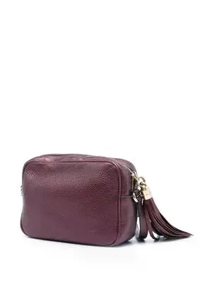 Gucci Metallic Calfskin Soho Disco Crossbody Bag - Red