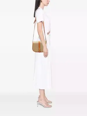 Celine Macadam Coated Canvas Crossbody Bag - Neutrals