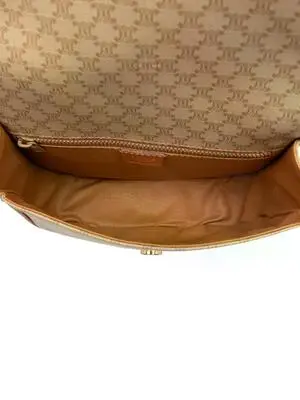 Celine Macadam Coated Canvas Crossbody Bag - Neutrals