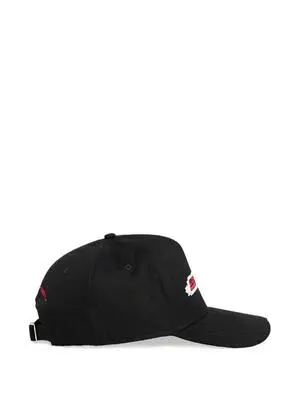 Dsquared2 Logo-embroidered Distressed Baseball Cap
