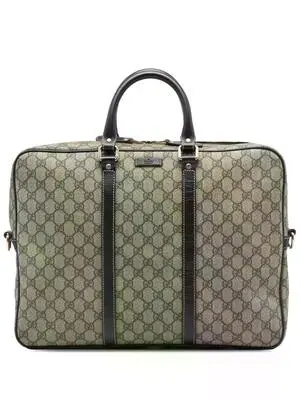 Gucci 2016-2026 Gg Supreme Business Bag - Neutrals