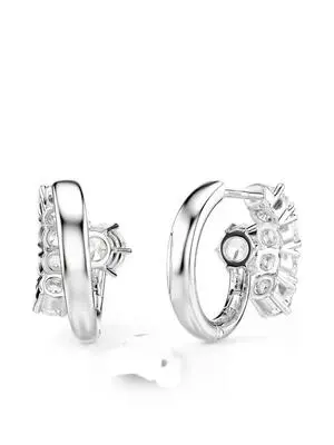 SWAROVSKI Matrix Hoop Earrings