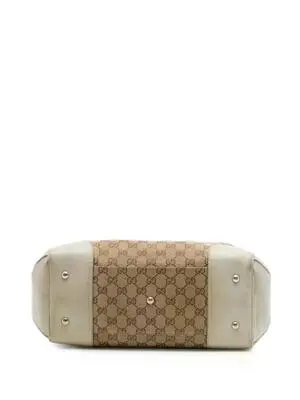 Gucci Gg Canvas Web Mayfair Tote Bag