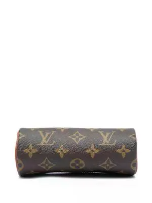 LOUIS VUITTON 1990-2010 Monogram Papillon Pochette Handbag - Brown