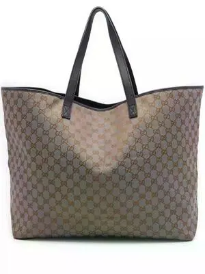 Gucci 2016-2026 Gg Canvas Tote Bag - Grey