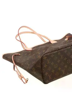 LOUIS VUITTON Monogram Neverfull Mm Tote Bag - Brown