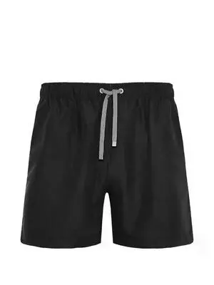 BENIBECA Nero Scortese Logo-print Drawstring Swim Shorts - Black