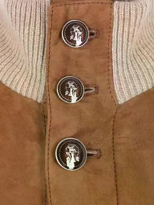 Brunello Cucinelli Suede-panel Cardigan