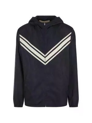 Valentino Garavani Chevron-print Jacket - Blue