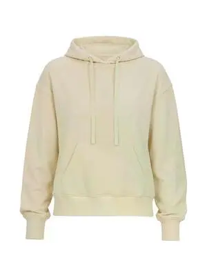 Patrizia Pepe Logo-embroidered Drawstring Hoodie - Neutrals