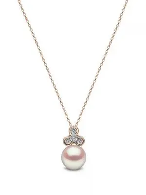 Yoko London Freshwater Pearl And Diamond Necklace - Pink