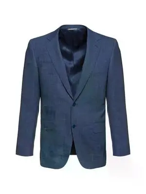 Canali Impeccabile Micro-check Suit - Blue