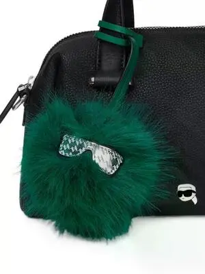 Karl Lagerfeld Small Ikon Pebble Satchel Bag