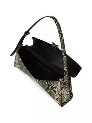 Karl Lagerfeld K/autograph Twist Elongated Shoulder Bag - Neutrals