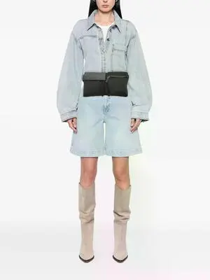 Gucci Gg Canvas Double Pocket Belt Bag