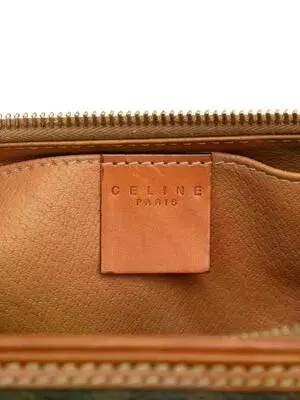 Celine 1999 Macadam Coated Canvas Pouch