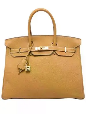 HERMÈS 2014 Togo Birkin Retourne 35 Handbag
