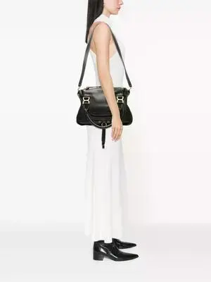 Chloé 2011 Medium Leather Marcie Satchel - Black