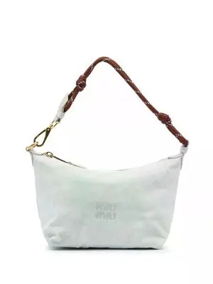 Miu Miu 2010-2026 Cotton Gabardine Pouch Handbag - White