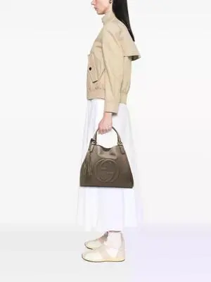 Gucci 2000-2015 Medium Leather Soho Cellarius Tote Bag