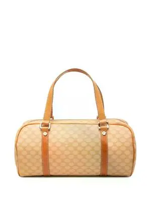 Celine 20th Century Macadam Coated Canvas Handbag - Neutrals